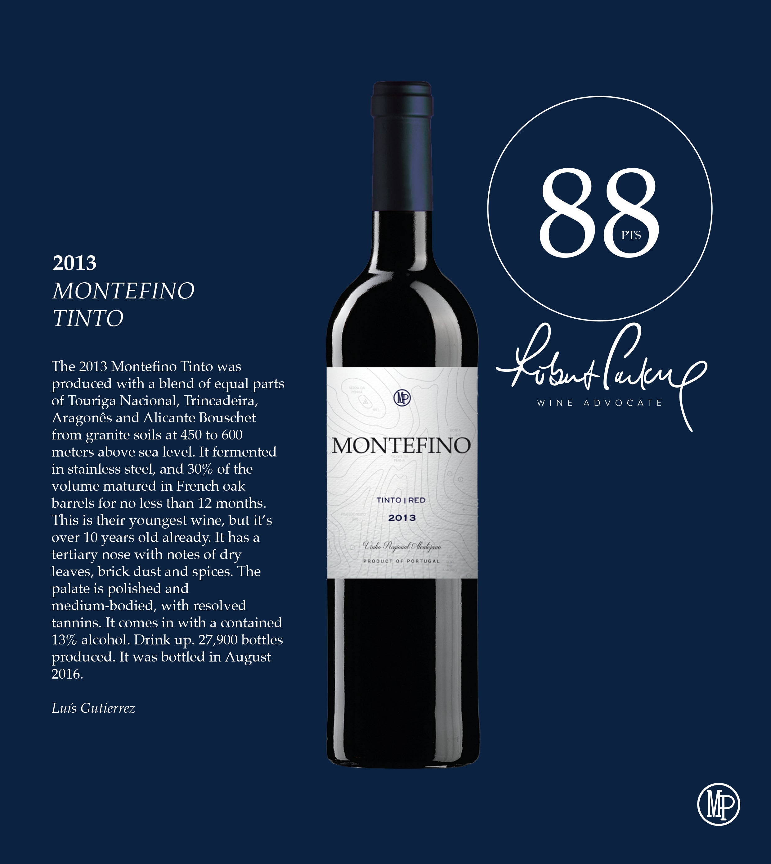 Montefino Tinto 2013 – Monte Da Penha